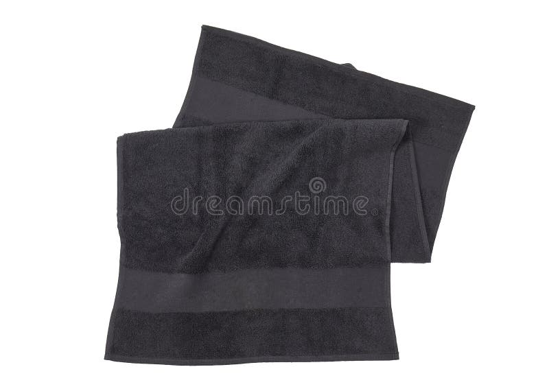 Toalla sobre fondo blanco foto de archivo. Imagen de sencillo - 243810372