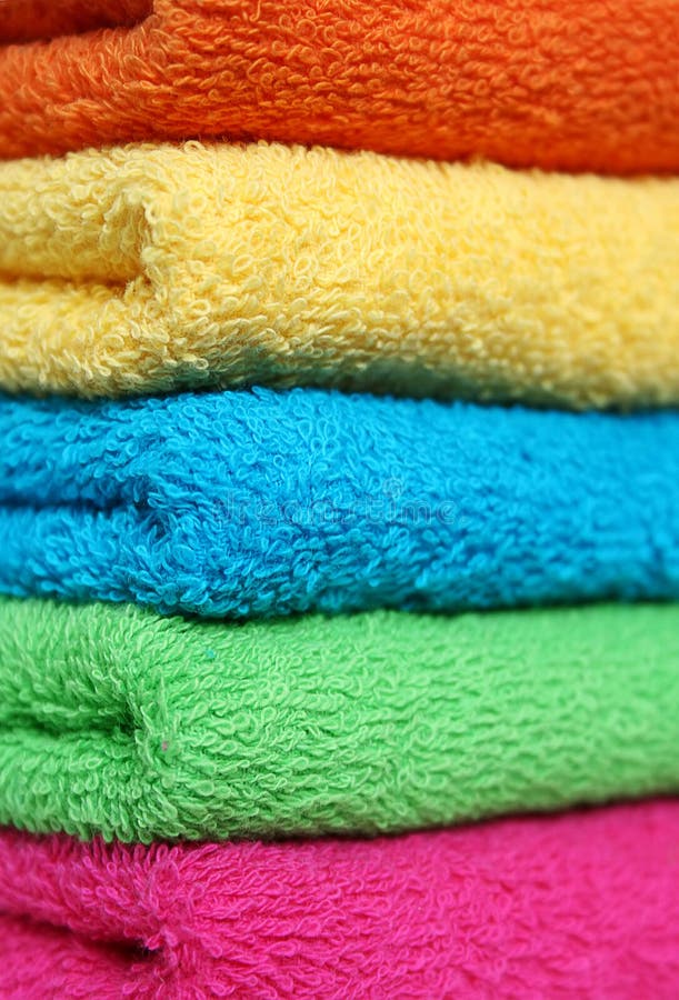 Toallas foto de archivo. Imagen de verde, colorido, panal - 17070576