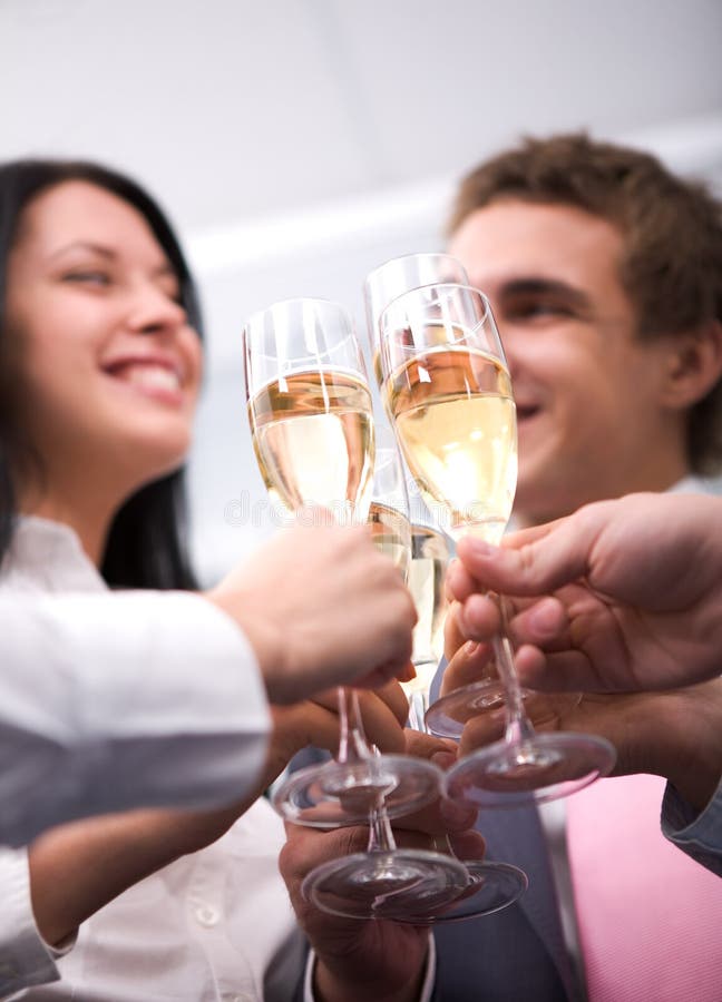 Toast for victory stock photo. Image of pastime, pizza - 80673774