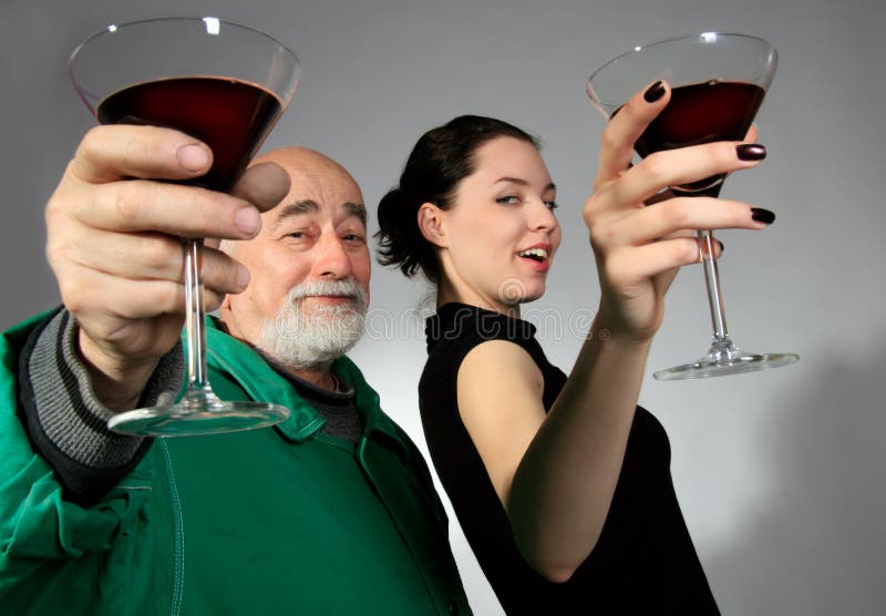 Toast! stock image. Image of toasting, emotion, male, happiness - 4976627