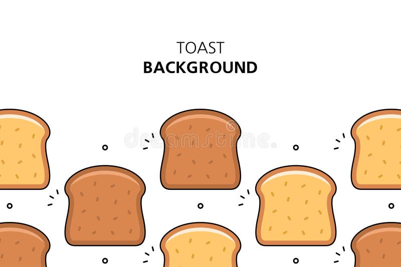 Toast background stock vector. Illustration of view - 230241322