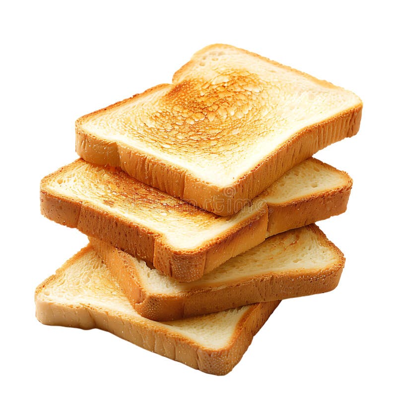 Toast Bread Against Transparent Background Generated by Ai Stock ...