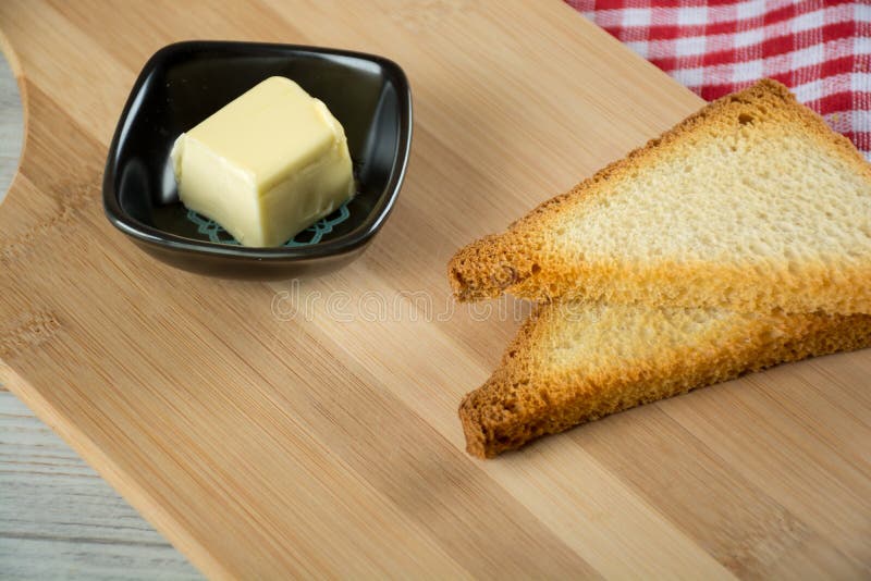 Toast bread with butter stock image. Image of butter - 90268697