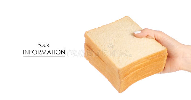 Toast Bread in Hand Pattern Stock Photo - Image of give, kitchen: 120363308