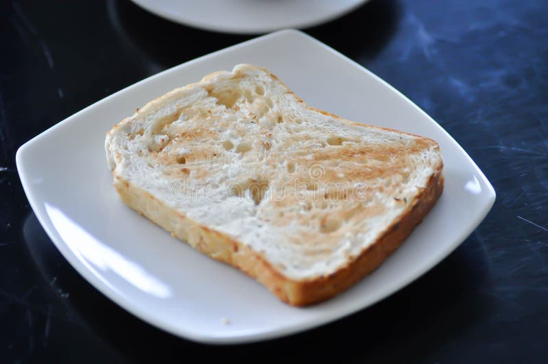Toast or Bread , Sliced Bread Stock Image - Image of cream, dessert ...