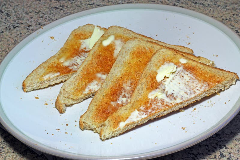 Toast Triangles Butter Stock Photos - Free & Royalty-Free Stock Photos ...