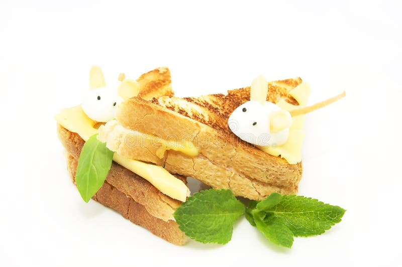 Toast with cheese stock photo. Image of hungry, good - 51273210