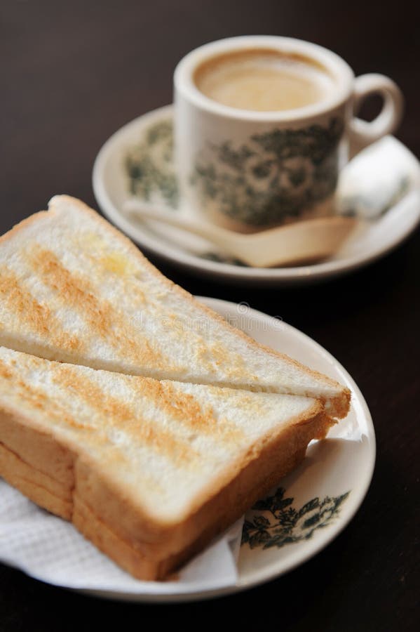 Toast and coffee stock photo. Image of milk, breakfast - 17534756