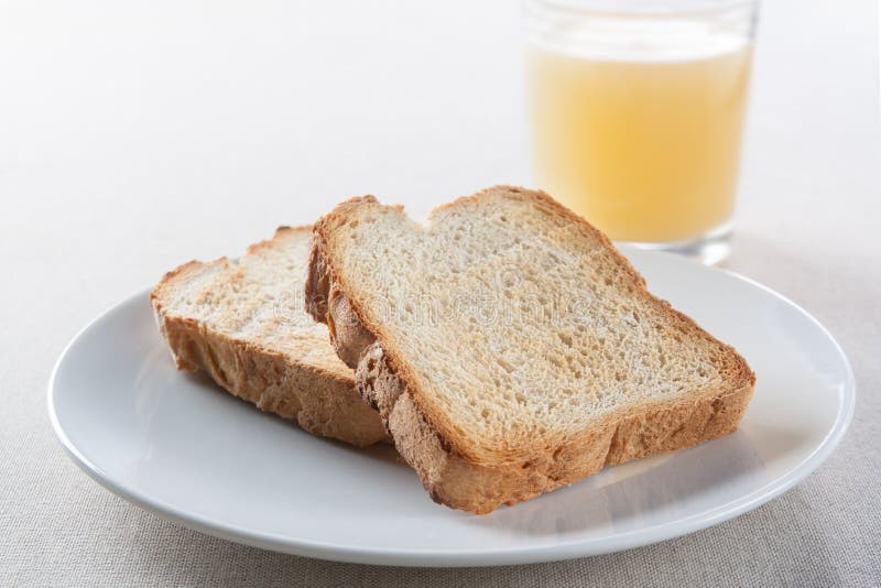 Toast with fruit juice stock photo. Image of juice, orange - 26919488