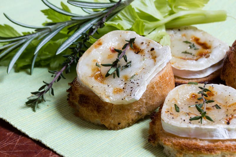 Toast and goat cheese stock image. Image of closeup, goat - 30005045