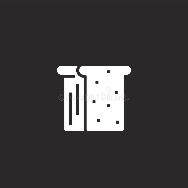 Toast Icon. Filled Toast Icon for Website Design and Mobile, App ...