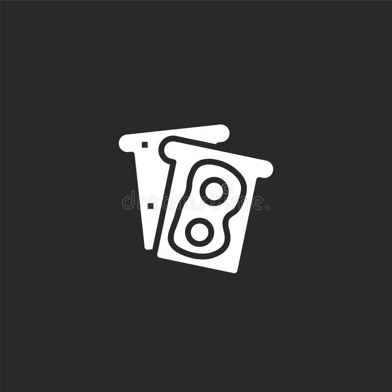 Toast Icon. Filled Toast Icon for Website Design and Mobile, App ...