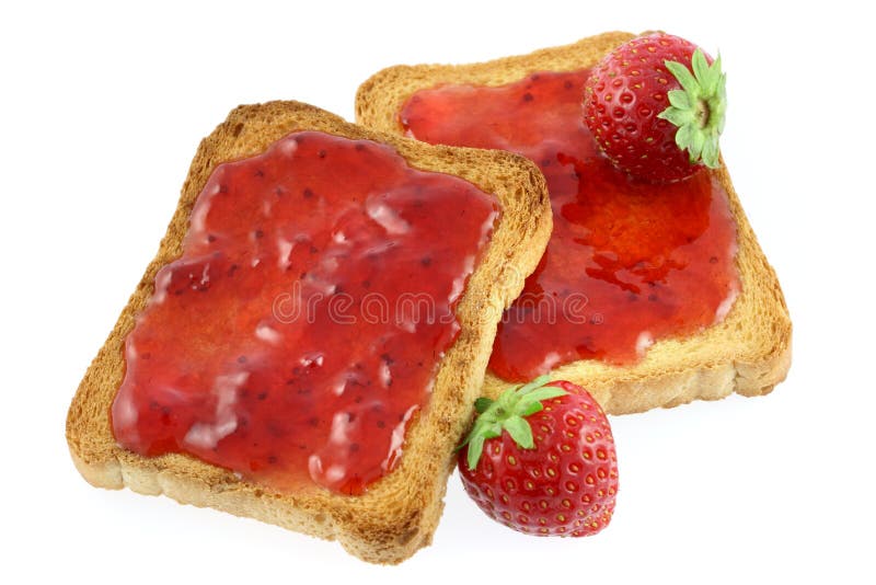 Toast and Jam stock image. Image of meal, sweet, berry - 16593487