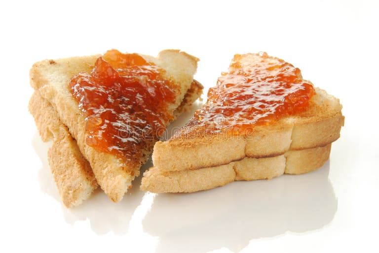 Toast with Jelly stock image. Image of product, toast - 18110825