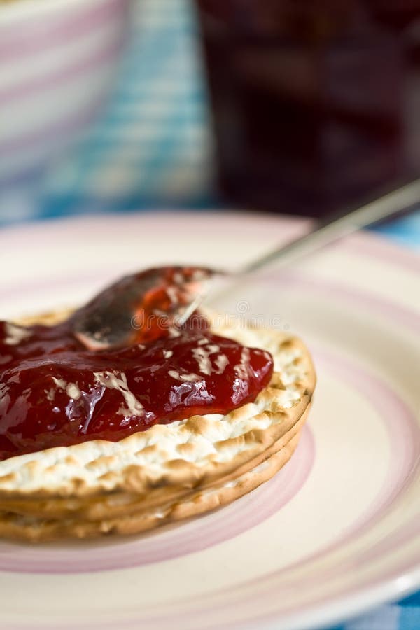Toast with jelly stock image. Image of dessert, toast - 4605335