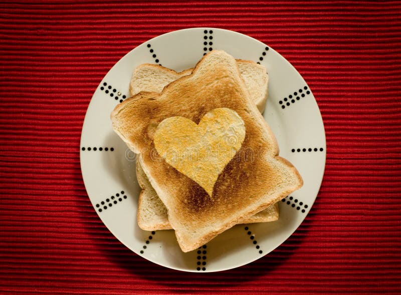 Toast with Love stock image. Image of lifestyle, symbol - 8018571