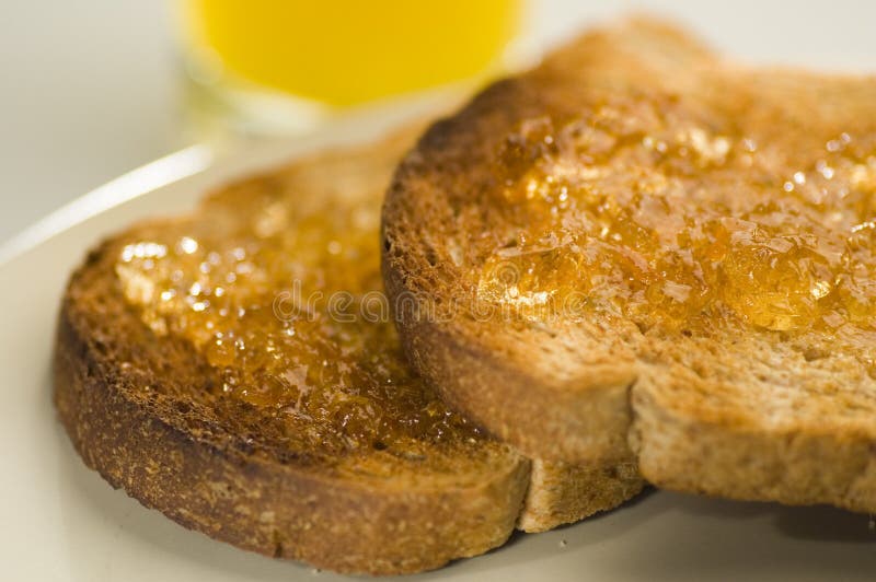 Toast and marmalade stock photo. Image of grain, orange - 1155480