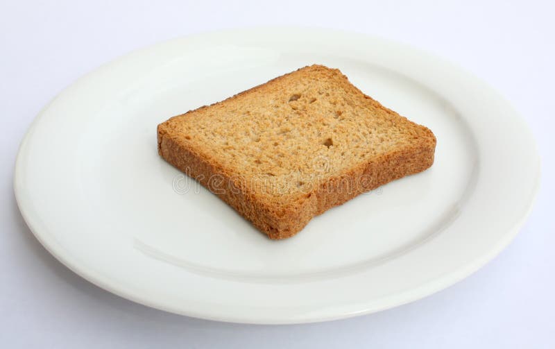 Toast On A Plate 01 Royalty Free Stock Images - Image: 5227359