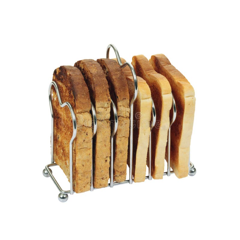 Toast rack. stock photo. Image of toast, white, breakfast - 17051718