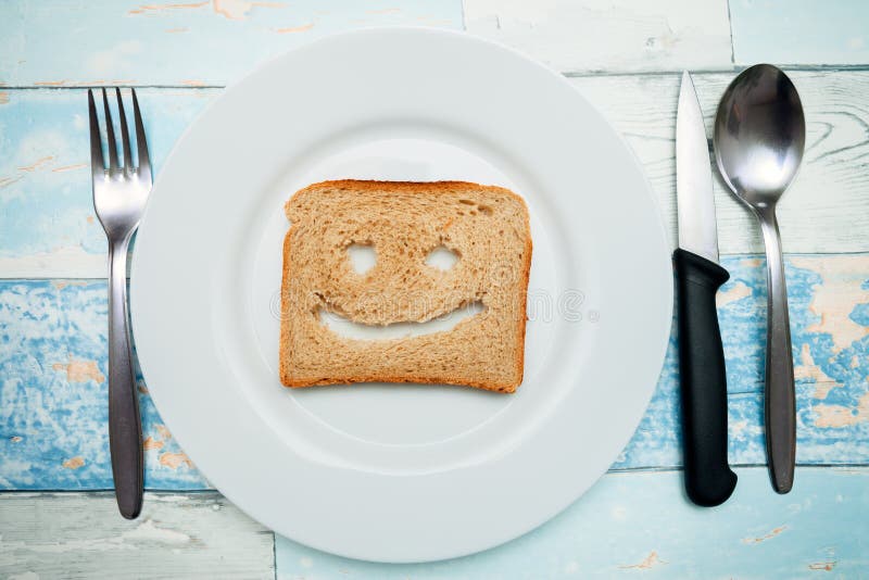 Breakfast Toast Smile stock photo. Image of delicious - 108984210