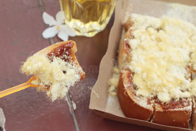 Toast Sprinkle Dry Pork and Chilli Paste. Stock Photo - Image of chilli ...