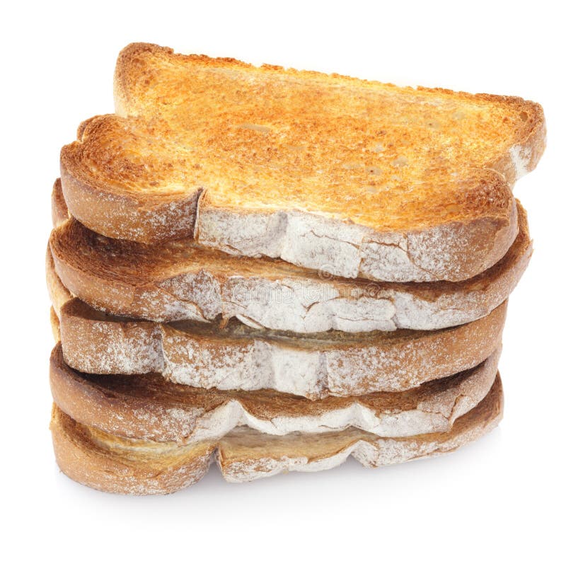 Toast Stack on White stock image. Image of food, accompaniment - 121027365