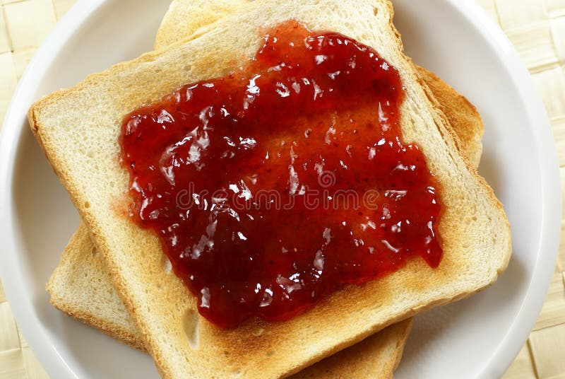 Toast stock photo. Image of strawberry, food, plate, breakfast - 32330426
