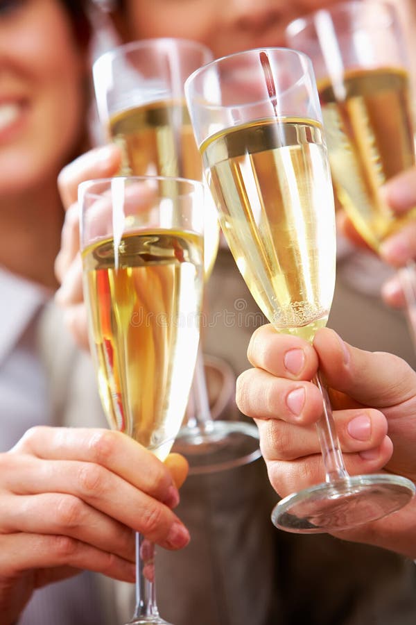 Toast for success stock image. Image of flutes, crystal - 17246385