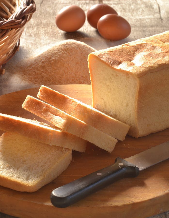 Sliced Toast Wheat White Bread. Stock Photo - Image of background ...