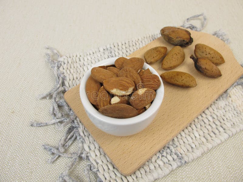 Toasted almonds stock image. Image of almond, machine - 66340575