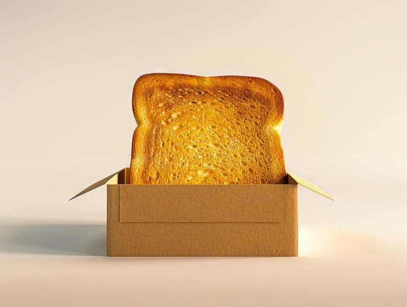 Toasted bread in a box stock photo. Image of toast, bread - 316044002