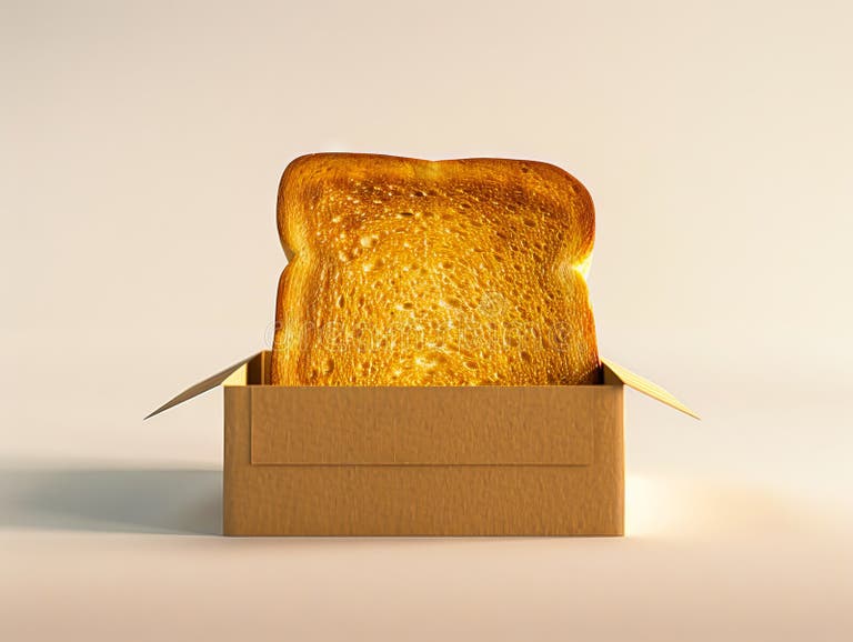 Toasted bread in a box stock photo. Image of toast, bread - 316044002