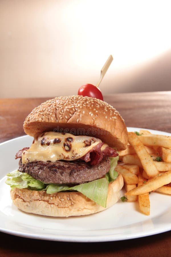 A tasty ham burger cuisine stock photo. Image of healthy - 108877836