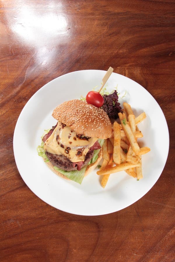 A tasty ham burger cuisine stock image. Image of meat - 108877921