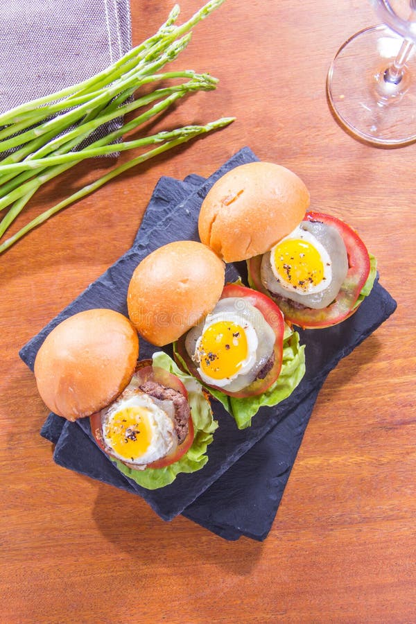 A tasty ham burger cuisine stock photo. Image of hamburger - 108878804