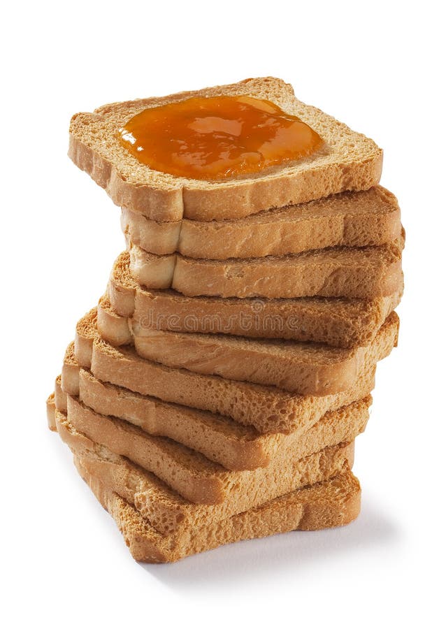 Toasted Bread with Love Message Stock Photo - Image of romance, clippng ...