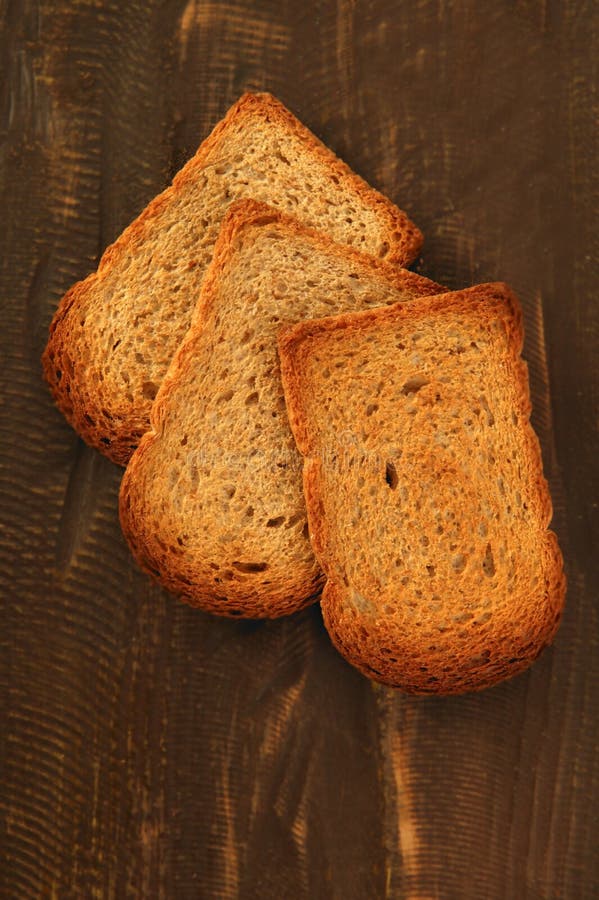 Toasted bread slices stock image. Image of object, detail - 10607977