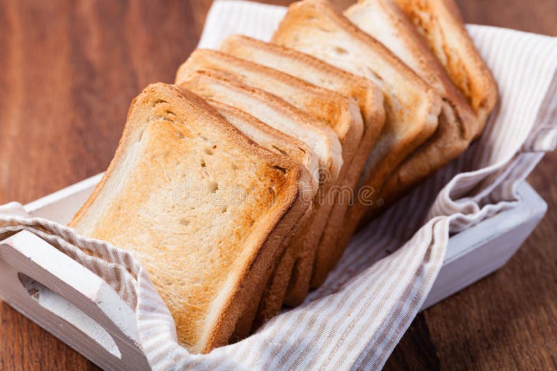 Toasted bread stock image. Image of food, toasted, slice - 65963109