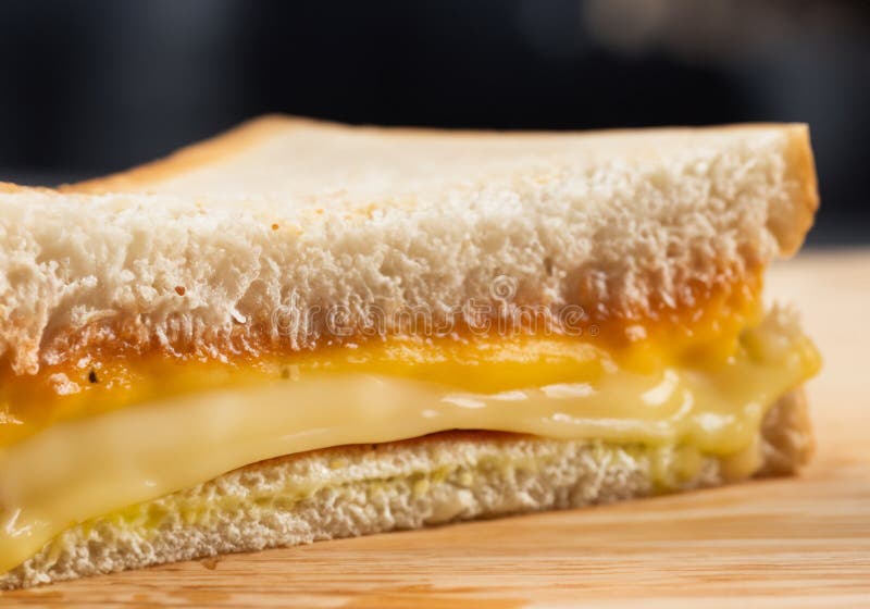 Toasted Cheese Pressed Sandwich Stock Illustration - Illustration of ...