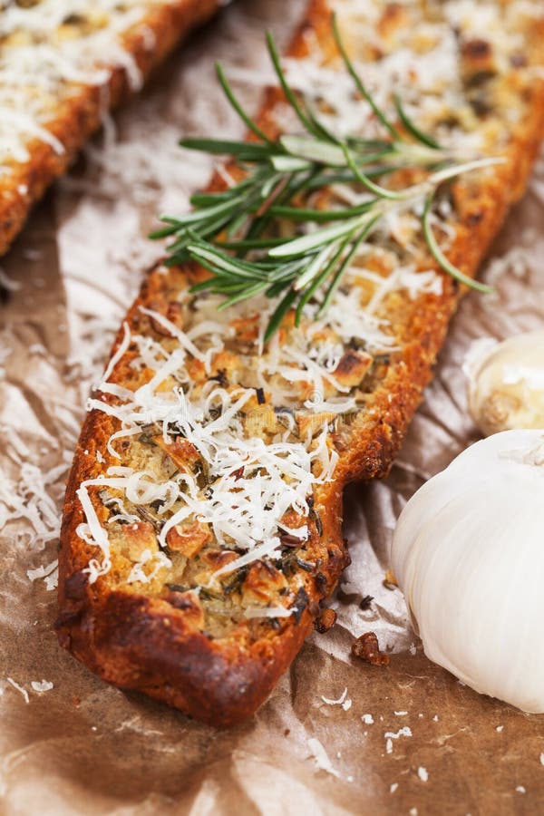 Toasted garlic bread stock image. Image of roasted, eating - 92072169