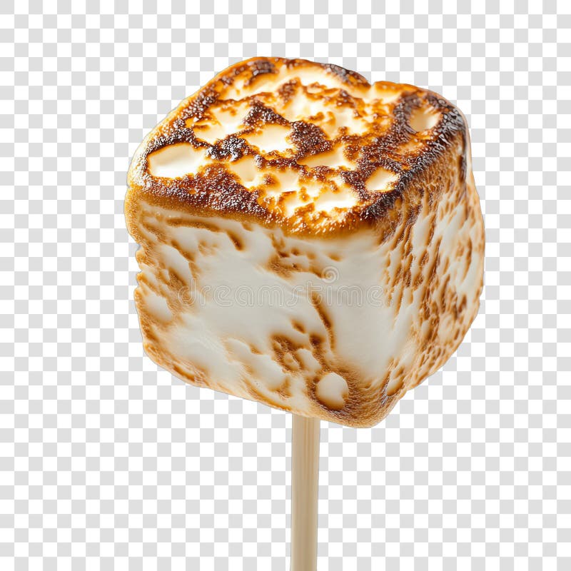 Toasted Marshmallow on a Stick Stock Photo - Illustration of tasty ...