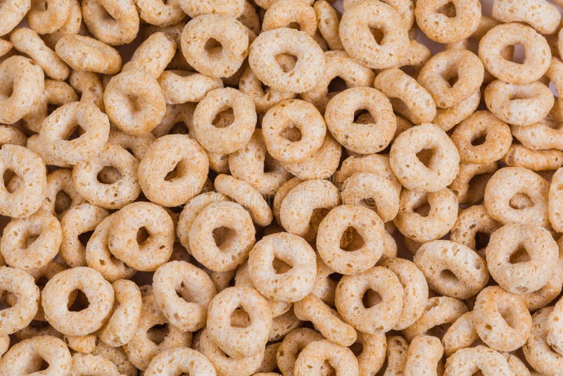 Toasted O Cereal Background Stock Image - Image of snack, diet: 50401087