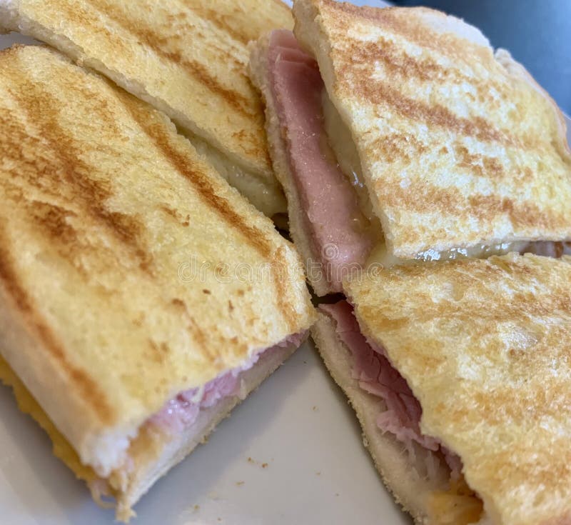 Cheese and Ham Toasted Sandwich Stock Photo - Image of cheesy, serving ... Cheese and Ham Toasted Sandwich Stock Photo - Image of cheesy, serving ...