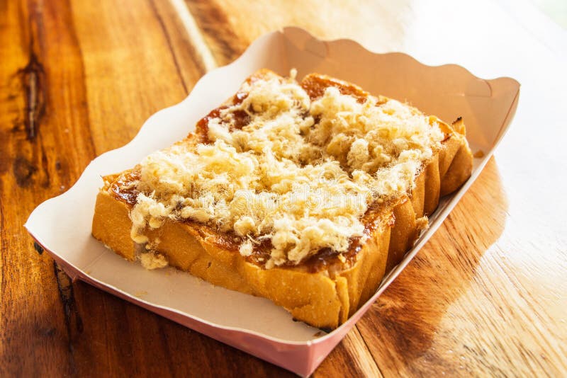 Toasted Shredded Chilli in the Tray To Eat. Stock Photo - Image of ...