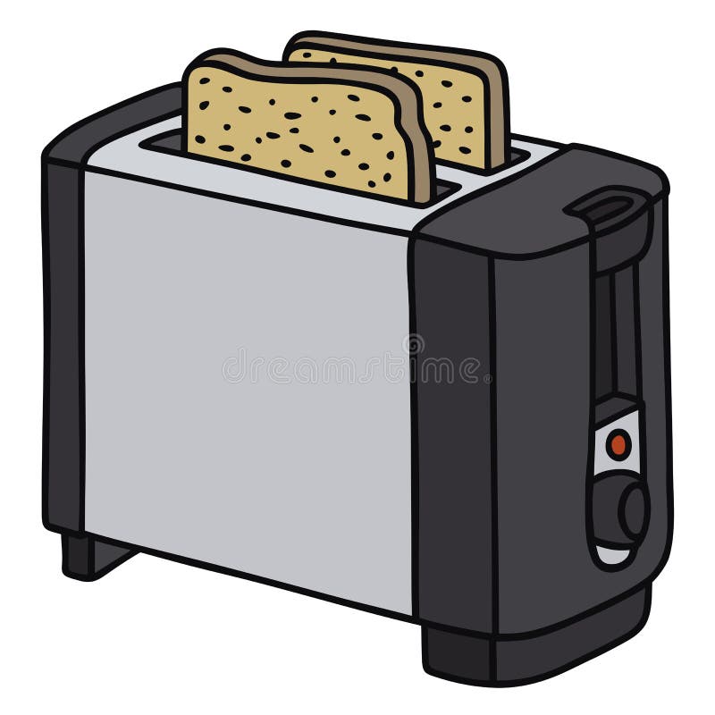 Toaster stock vector. Illustration of home, cartoon, kitchen - 40894662