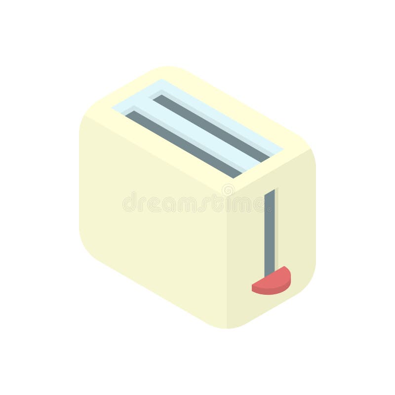 Toaster Icon in Cartoon Style Stock Vector - Illustration of modern ...