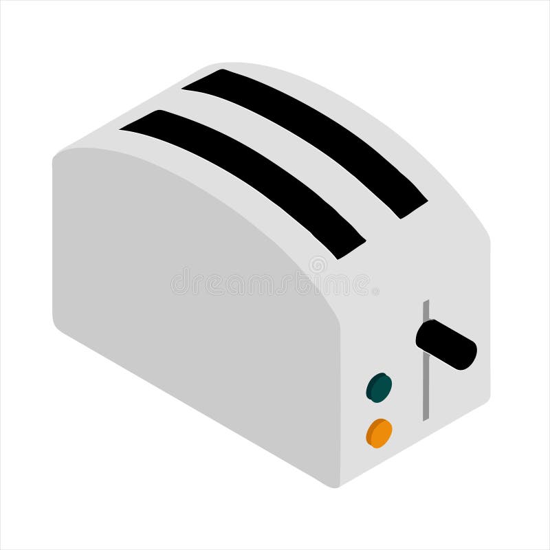 Toaster Icon Isolated on White Background. Toaster Icon Thin Line ...