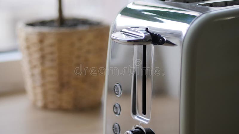 Toaster in the Kitchen for Making Toasts at Breakfast in the Morning ...