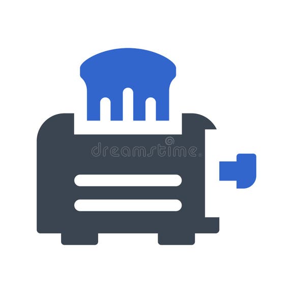 Toaster machine icon stock vector. Illustration of toaster - 288037636