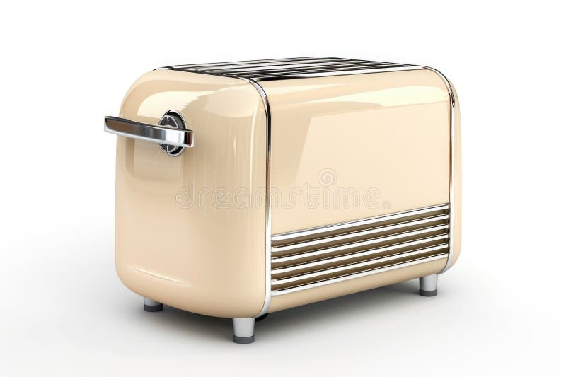 A Toaster Sitting on a Clean and Simple White Surface Stock Photo ...